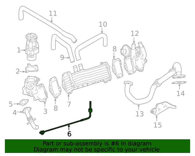 2007-2022 Mercedes-Benz Exhaust Gas Re-Circulation (Egr) Valve ...