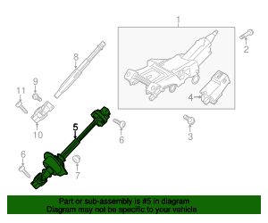 FR3Z-3E751-C - Upper Shaft 2015-2023 Ford Mustang | AutoNationParts.com