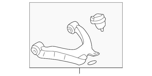 2001-2006 Mitsubishi Montero Upper Control Arm 4010A139 | Mitsubishi ...