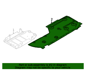 Genuine BMW 51-75-8-042-982 | Lateral Under-Body Shield - Right | FREE ...