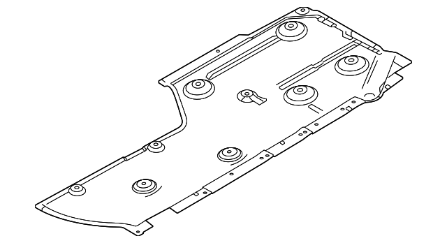 Genuine BMW 51-75-8-042-982 | Lateral Under-Body Shield - Right | FREE ...