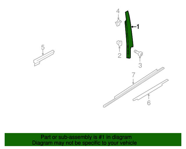 8K0-837-901-N-9B9 - Door Applique 2009-2016 Audi | Audi OEM Parts