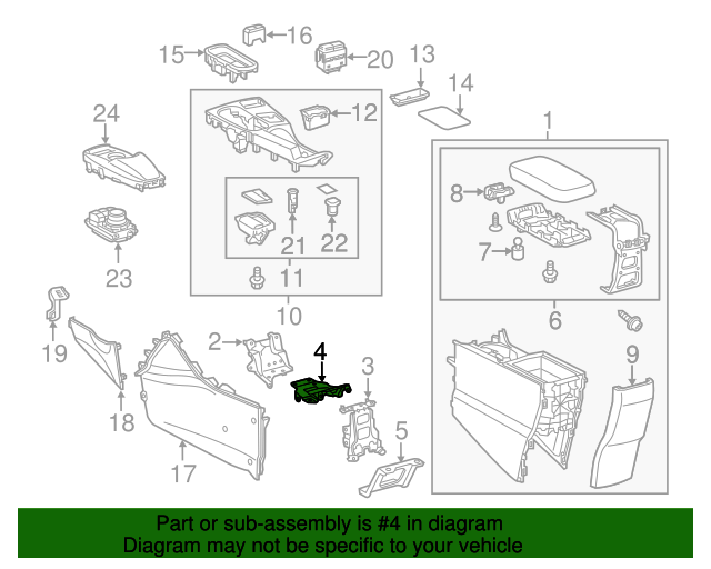 Lexus OEM Mount Bracket Part# 58997-76010 | OEM Vehicle Parts