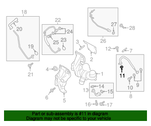 2015-2025 Ford Oil Return Tube Gasket EJ7Z-6N652-A | OEM Parts Online