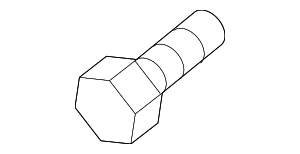 Genuine OEM Ford Part - Oil Inlet Tube Bolt EJ7Z-00812-B | Genuine OEM Ford Parts & Accessories