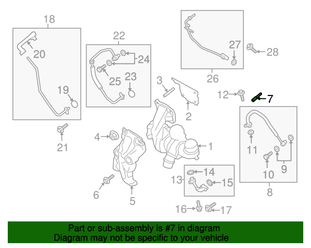 2012-2023 Ford Turbocharger Boost Pressure Solenoid Filter BB5Z-6C683-A ...