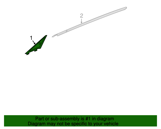 206-690-69-00 - Door Reveal Molding 2022-2023 Mercedes-Benz C 300 ...