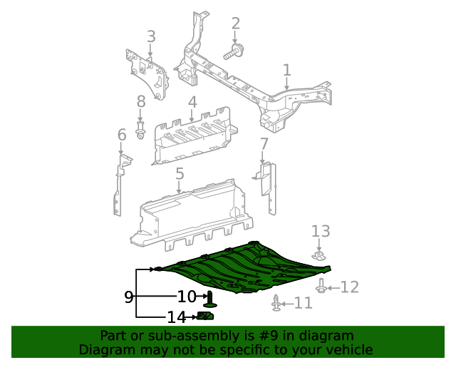 Genuine OEM Ford Part - Under-Body Shield LJ9Z-6775-B | Genuine OEM ...