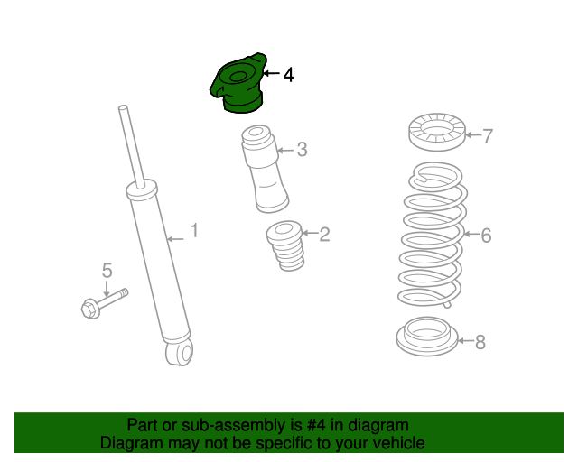 2006-2008 Hyundai Shock Mount 55330-3L020 | OEM Parts Online