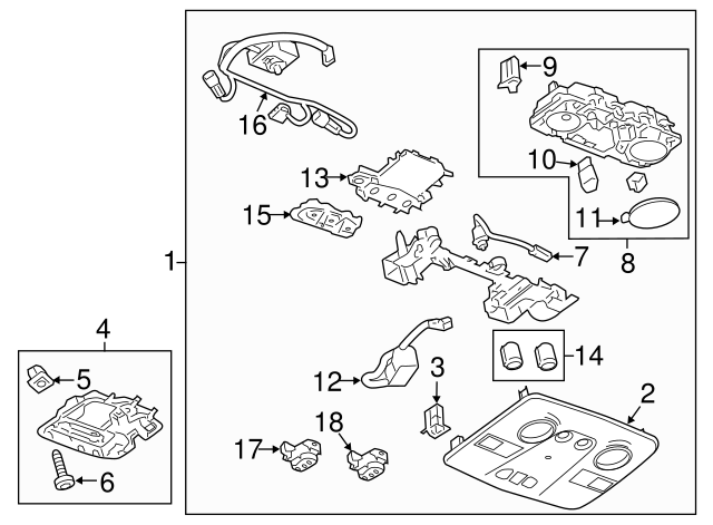 2010-2012 GM Light Cashmere Front Floor Compartment 22901499 | Capital ...