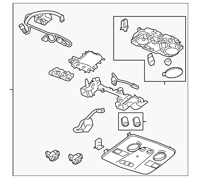 2010-2012 GM Light Cashmere Front Floor Compartment 22901499 | Capital ...