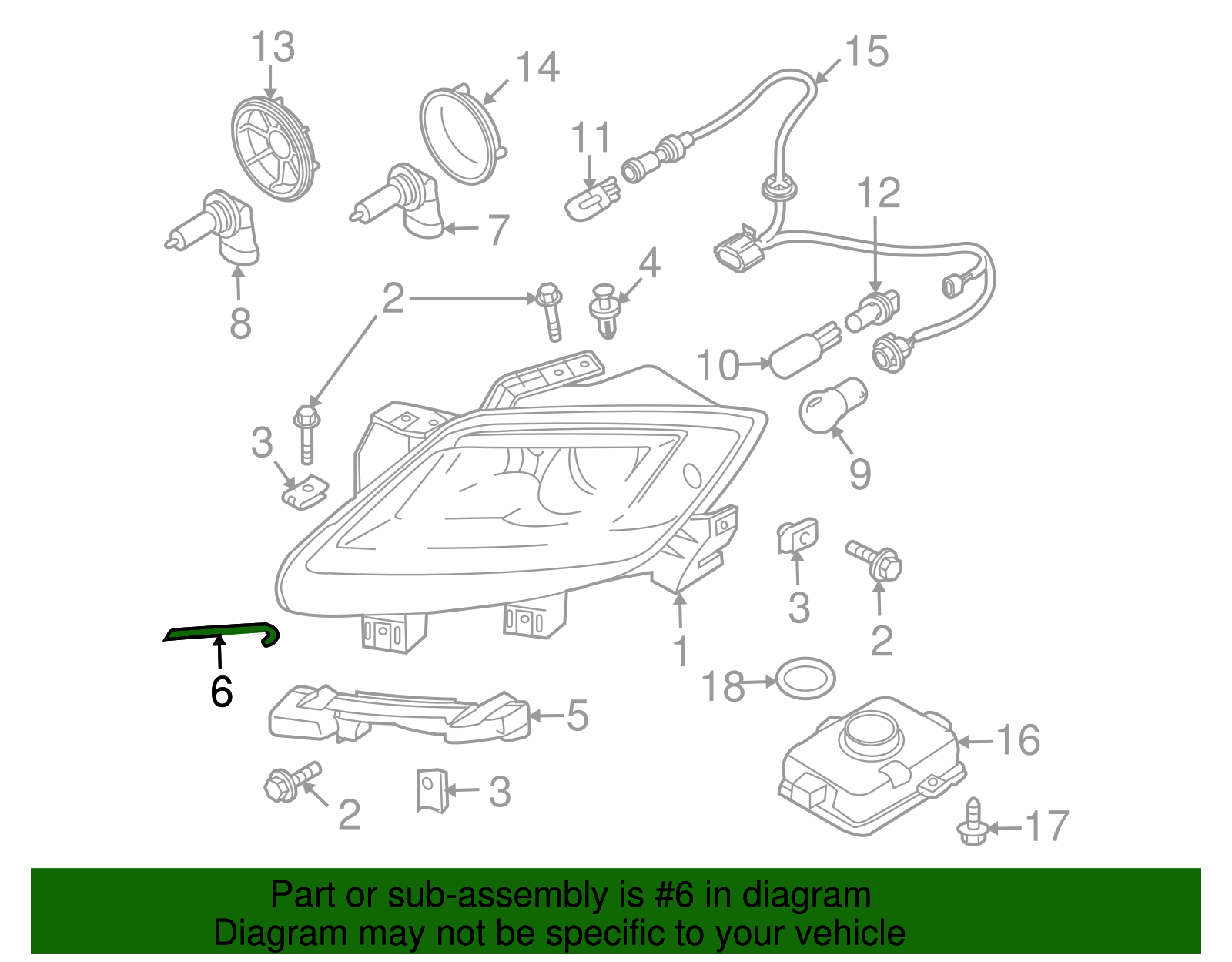 TE69-51-0M5 - Headlamp Assembly Protector 2010-2015 Mazda CX-9 ...