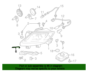 TE69-51-0M5 - Headlamp Assembly Protector 2010-2015 Mazda CX-9 ...