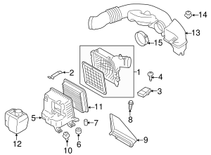 2015-2019 Subaru Air Cleaner Body 46052AL00B | Subaru Parts For You