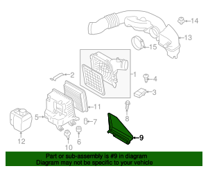 2015-2019 Subaru OEM NEW 15-19 Subaru Legacy Outback Wagon Engine Duct ...