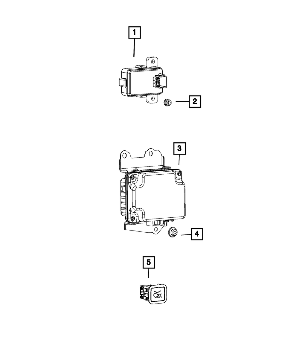 57009228AB - Heated Steering Wheel Module 2024-2025 Mopar | AutoNation ...