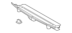 Radiator Support Baffle - 2019-2022 Toyota Corolla (16592-F2010 ...