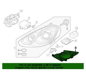 OEM Porsche Mount Assembly (95863152101) 2015-2018 Porsche Cayenne ...