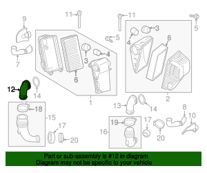 2011-2018 Porsche Cayenne Connector Pipe 958-110-114-50 | Porsche Marin