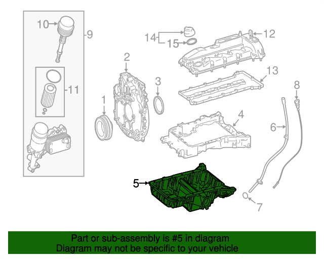 651-010-02-28-64 - Oil Pan 2015-2017 Mercedes-Benz | Mercedes-Benz USA ...