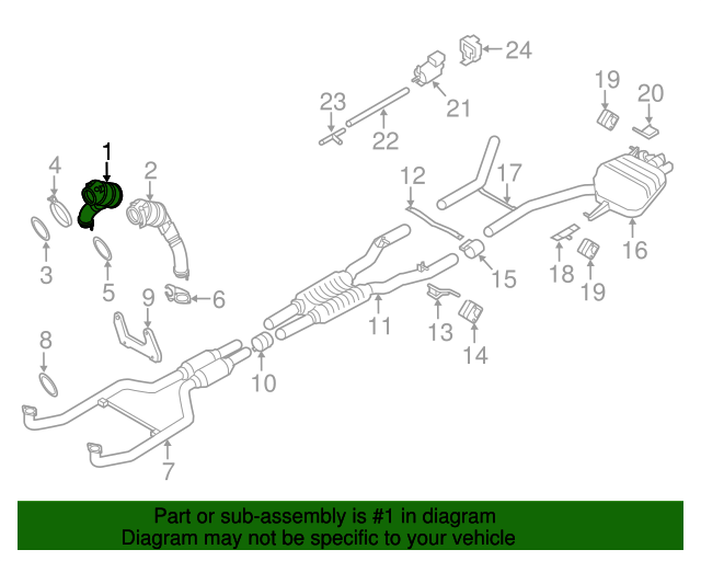 Genuine Catalytic Converter for 2013-2019 BMW | OEM Part# 18-32-7-645 ...