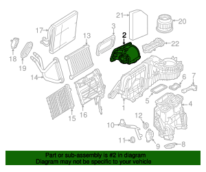 206-830-09-00 - Cabin Air Intake Duct 2022-2023 Mercedes-Benz C 300 ...