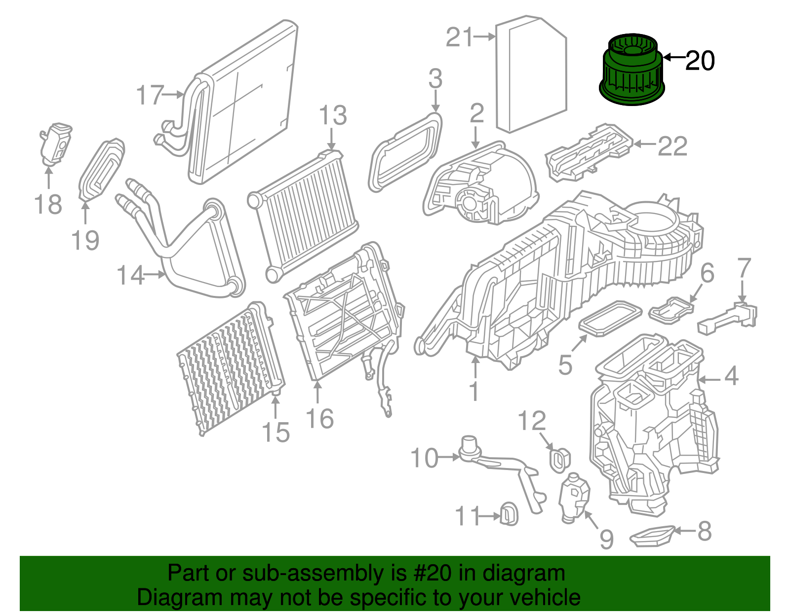 099-906-20-03 - Blower Motor 2015-2025 Mercedes-Benz | Euro Auto Parts Kingston