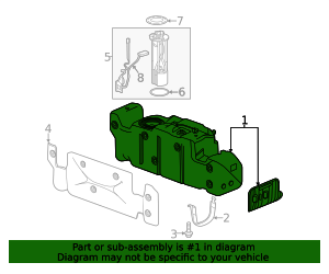 84884885 - Fuel Tank 2020-2025 GM | Gateway Buick GMC Parts