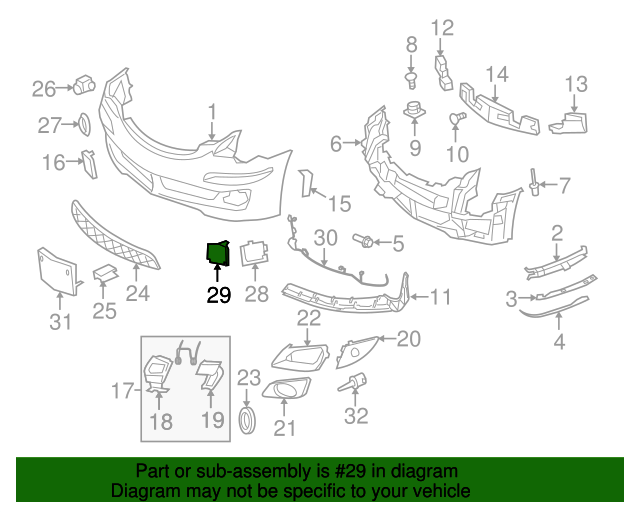 2006-2010 Mercedes-Benz Parking Aid Sensor Housing 251-880-16-14-9999 ...