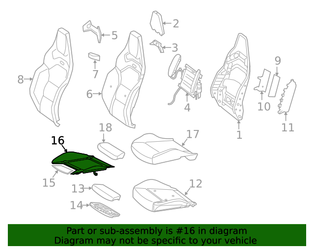 213-906-24-04 - Seat Cushion Heater 2017-2021 Mercedes-Benz | Mercedes ...