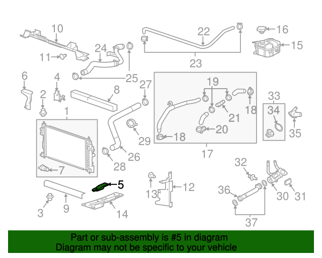 Radiator Lower Bracket - GM (23120323) | GMPartsDirect.com