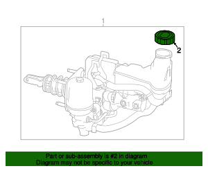 2017-2019 Nissan Rogue Reservoir Cap 46020-4BC0A | Bill Kay Nissan Parts