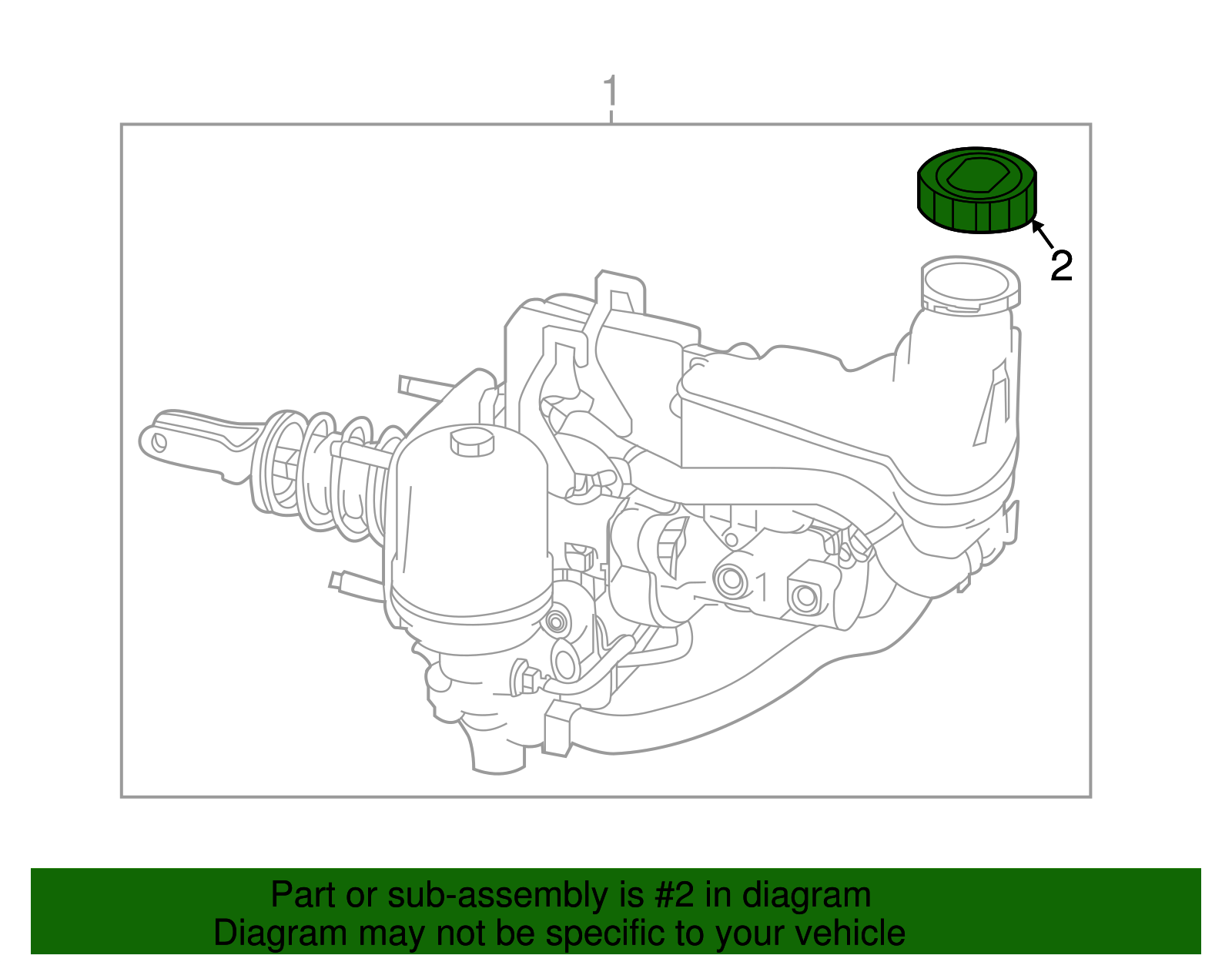 2017-2019 Nissan Rogue Reservoir Cap 46020-4BC0A | Bill Kay Nissan Parts