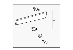 2009-2015 Toyota Venza Lower Molding 75076-0T900 | OEM Parts Online