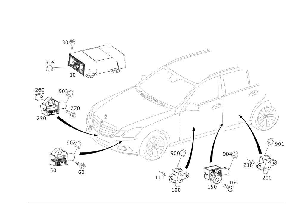 2010-2016 Mercedes-Benz Control Unit 212-901-43-04 | Mercedes-Benz Parts