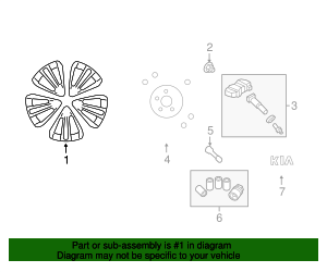52910-C5610 - Wheel, Alloy 2019-2020 Kia Sorento | Kia.Parts Store