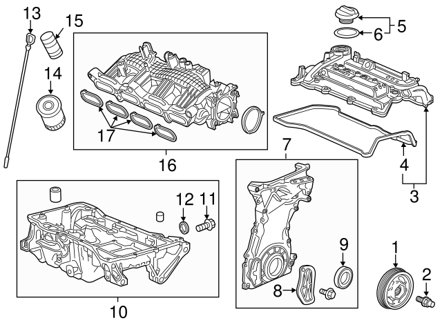 12341-59B-013 - Valve Cover Gasket 2016-2023 Honda | Toronto Honda Parts