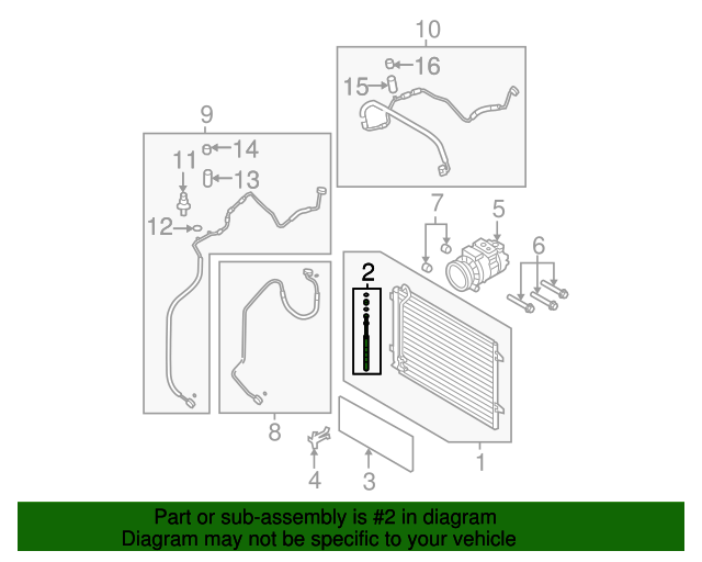 3C0-898-191 - Dehydrator - 2006-2011 Volkswagen | VW Direct Auto Parts