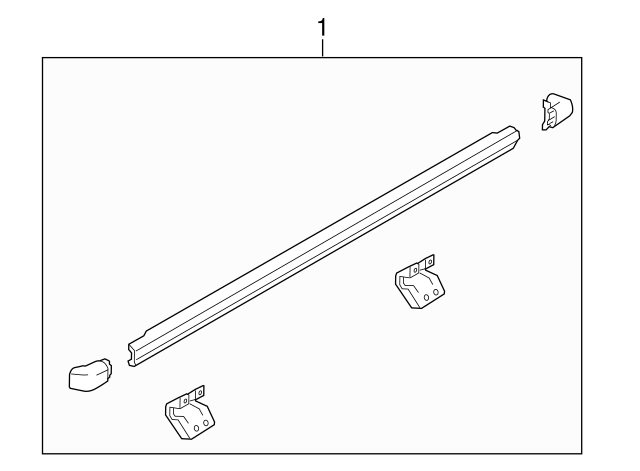 2006-2007 Ford F-150 Running Board - Passenger Side (RH) 6L3Z-16450-CB ...
