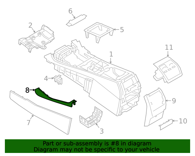 Genuine BMW 51-16-9-399-832 | Side Trim - Right | FREE Shipping on Most ...