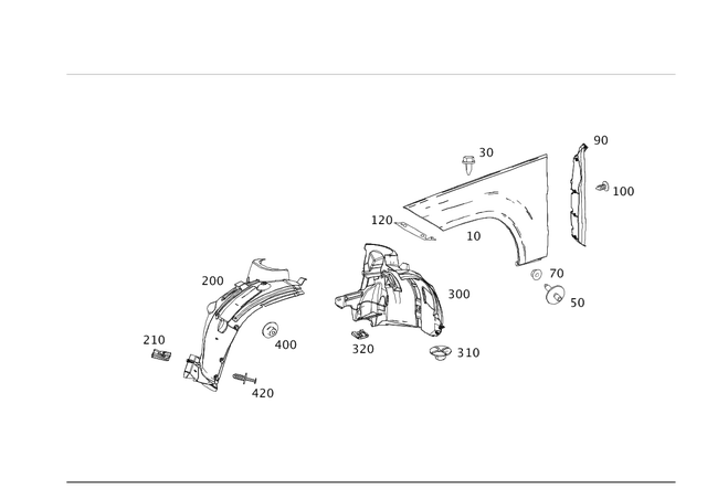 2010-2015 Mercedes-Benz Intermediate Layer 204-889-11-95 | MB OEM Parts