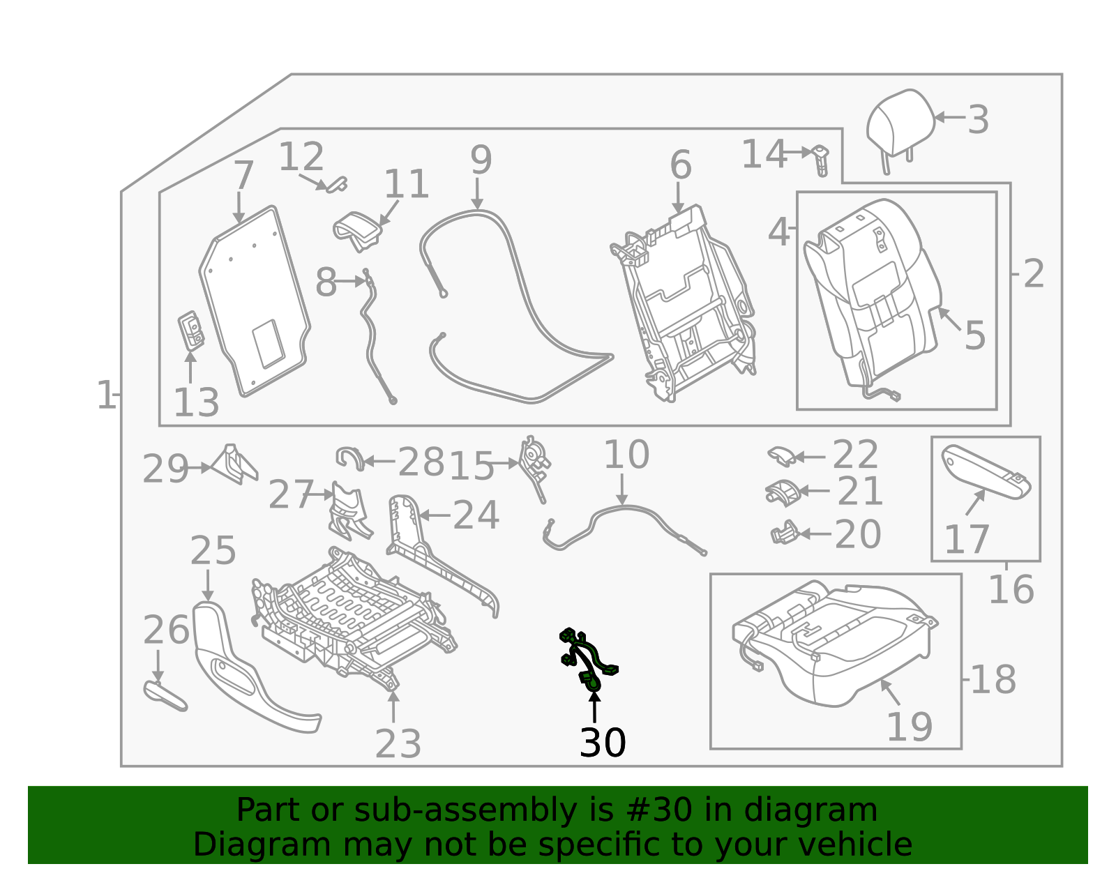 TA0C-88-74Y - Rail Cover Harness 2020-2023 Mazda CX-9 | Florida Mazda Parts
