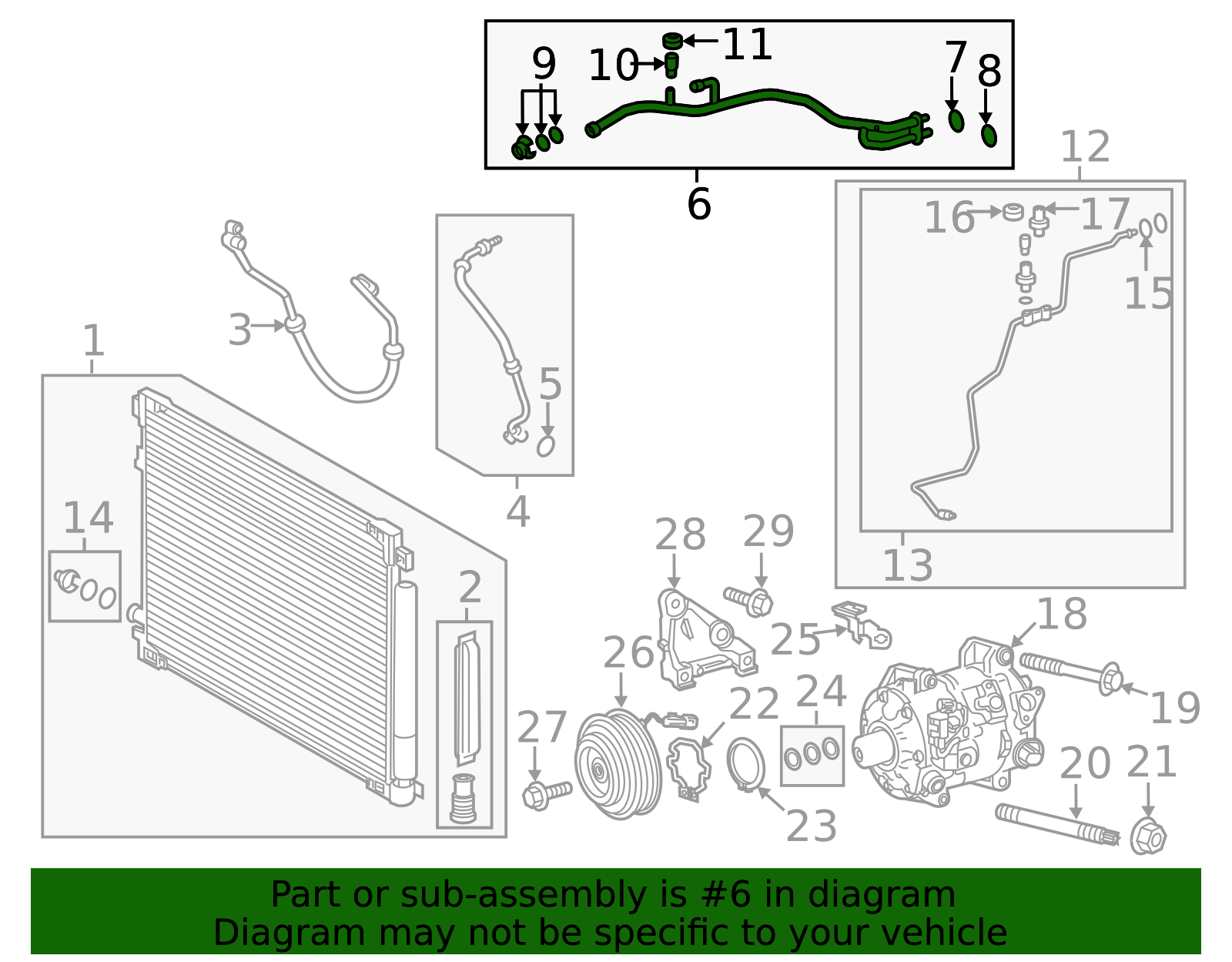 2018-2024 Toyota A/C Pipe 88710-06540 | Toyota San Diego Parts