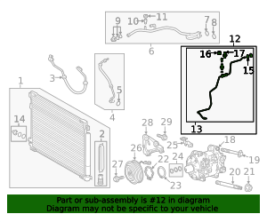 2018-2023 Toyota Liquid Line 88710-06490 | OEM Parts Online