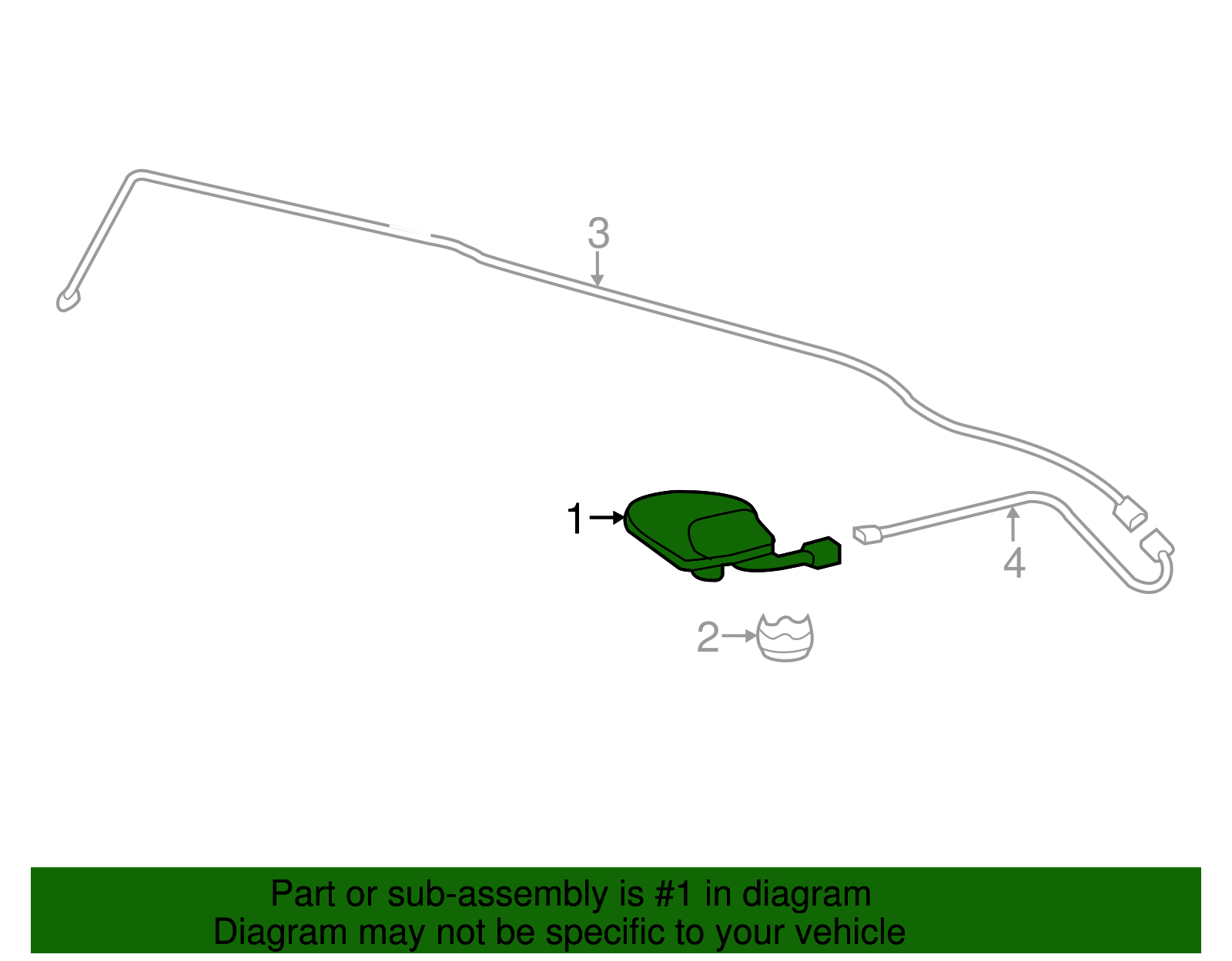 2011-2014 Toyota FJ Cruiser Satellite Antenna 86960-35030-A0 | Toyota ...