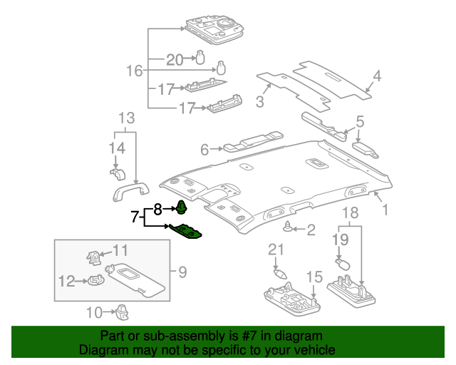 2010-2015 Toyota Front Molding 75631-47010-B0 | OEM Parts Online