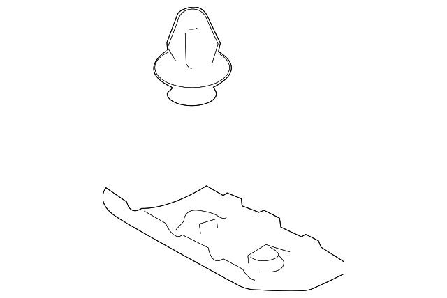 2010-2015 Toyota Front Molding 75631-47010-B0 | OEM Parts Online