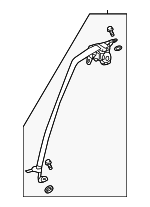 04828-T39-A00ZA - Outer Belt Assembly 2022-2025 Honda Civic | Honda ...