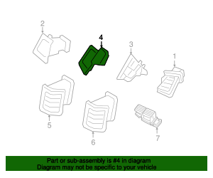 Air Outlet 32348327 | TascaParts.com