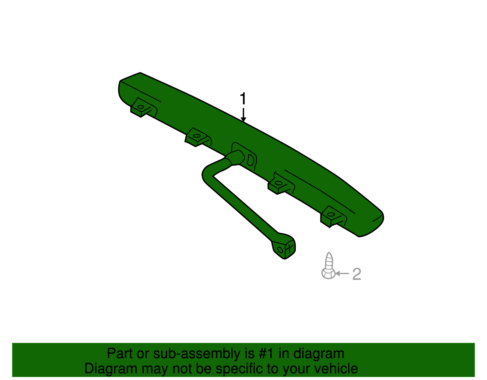 2003-2008 Hyundai Tiburon High Mount Lamp 92750-2C000 | Hyundai ...